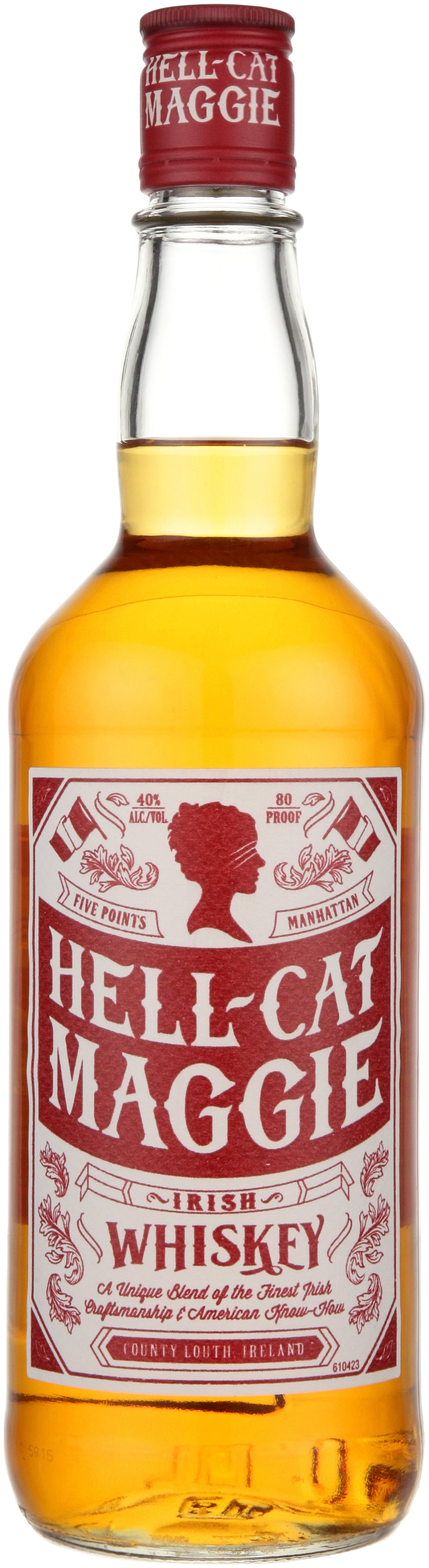 Hell Cat Maggie Blended Irish Whiskey, 750 ml Bottle, ABV 40.0% ...