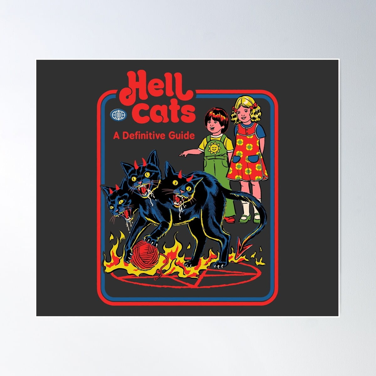 Hell Cats Poster Wall Art, Modern Wall Decor For Living Room Bedroom ...