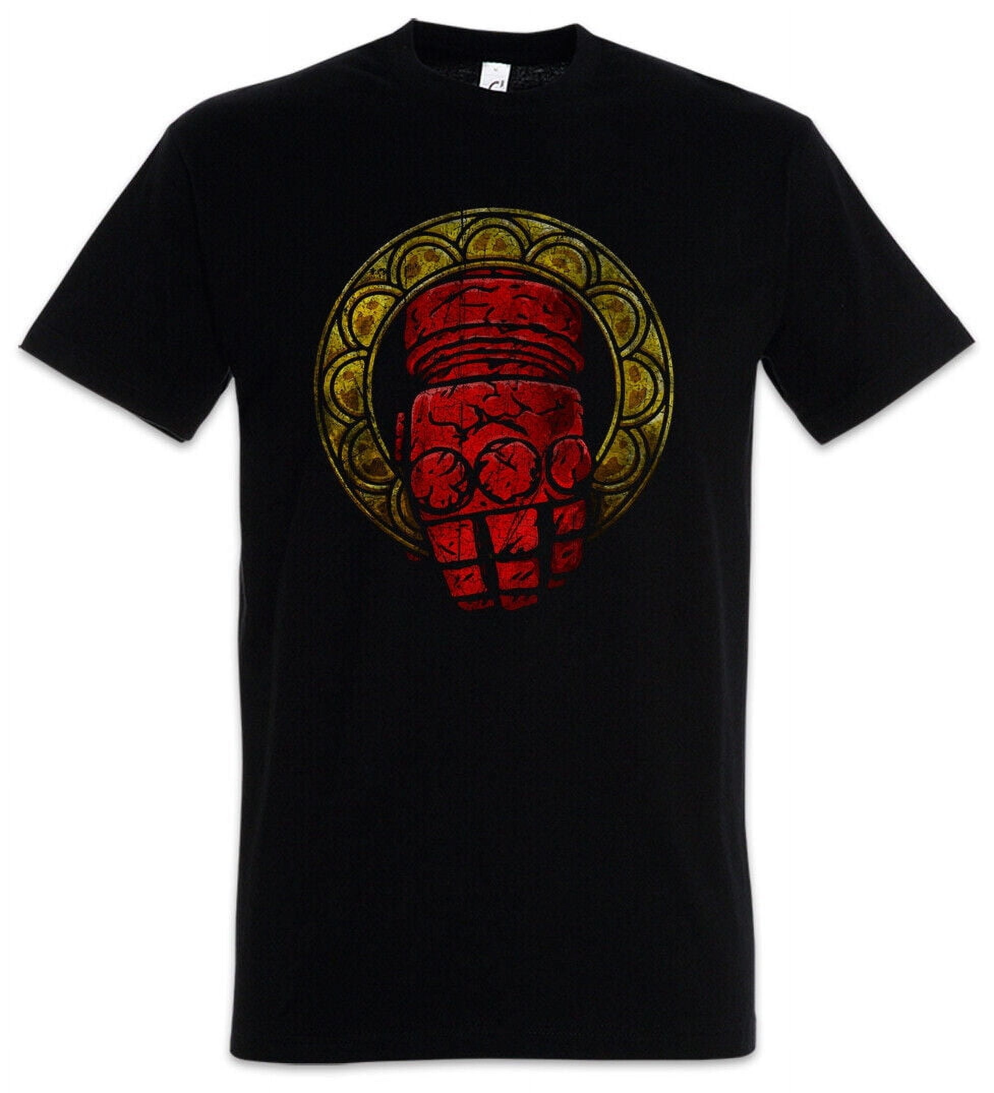Hell Hand T-Shirt Sign Symbol Logo Boy - Walmart.com