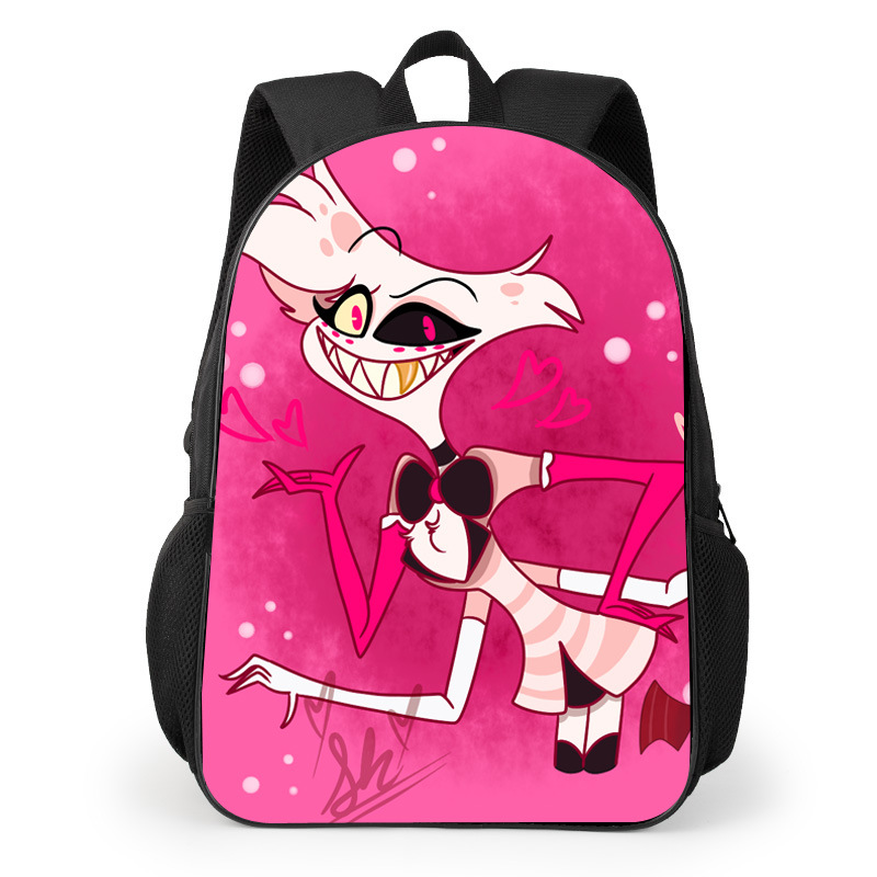 Hell Inn Backpack Elementary School Cartoon Hazbin Hotel Season ...