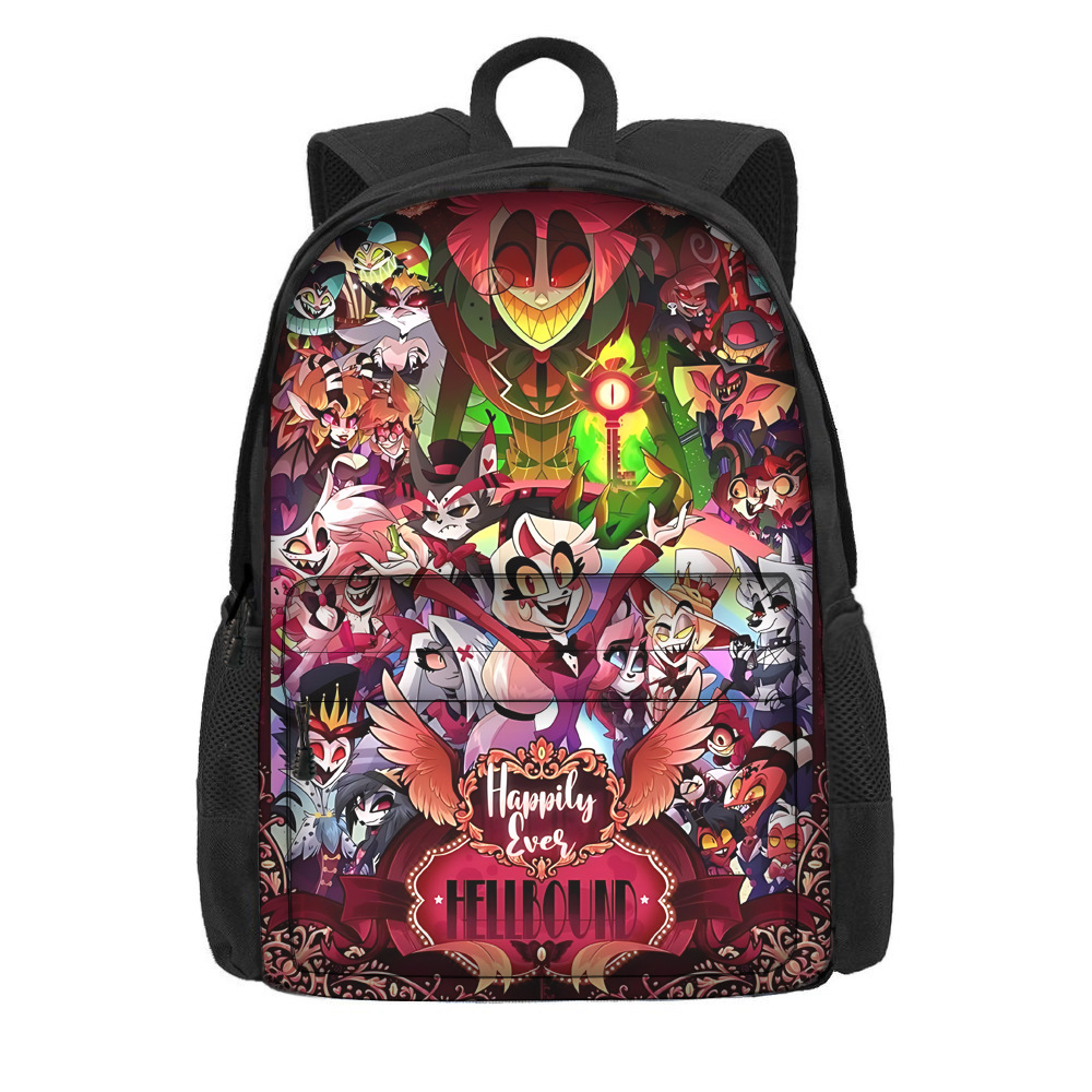 Hell Inn Hazbin Hotel Backpack Boys/Girls Student Backpack - Walmart.com