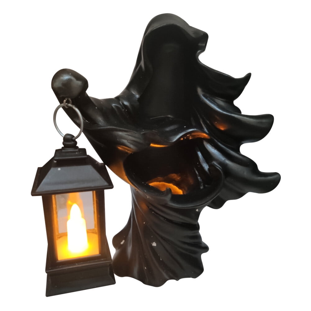 Hell Messenger with Lantern, Cracker Barrel Witch Ghost Lantern ...
