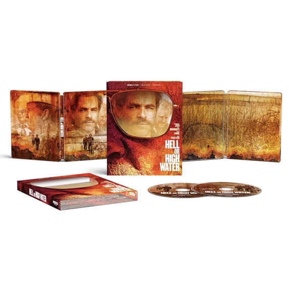 Hell Or High Water (4K + Blu-ray + Digital Copy) Steelbook - Walmart.com