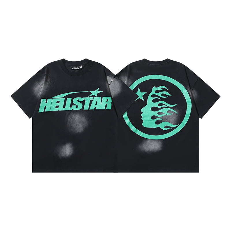 Hell Studios Star Shirt with NFC Function Men's Graphic Tee Oversized T ...