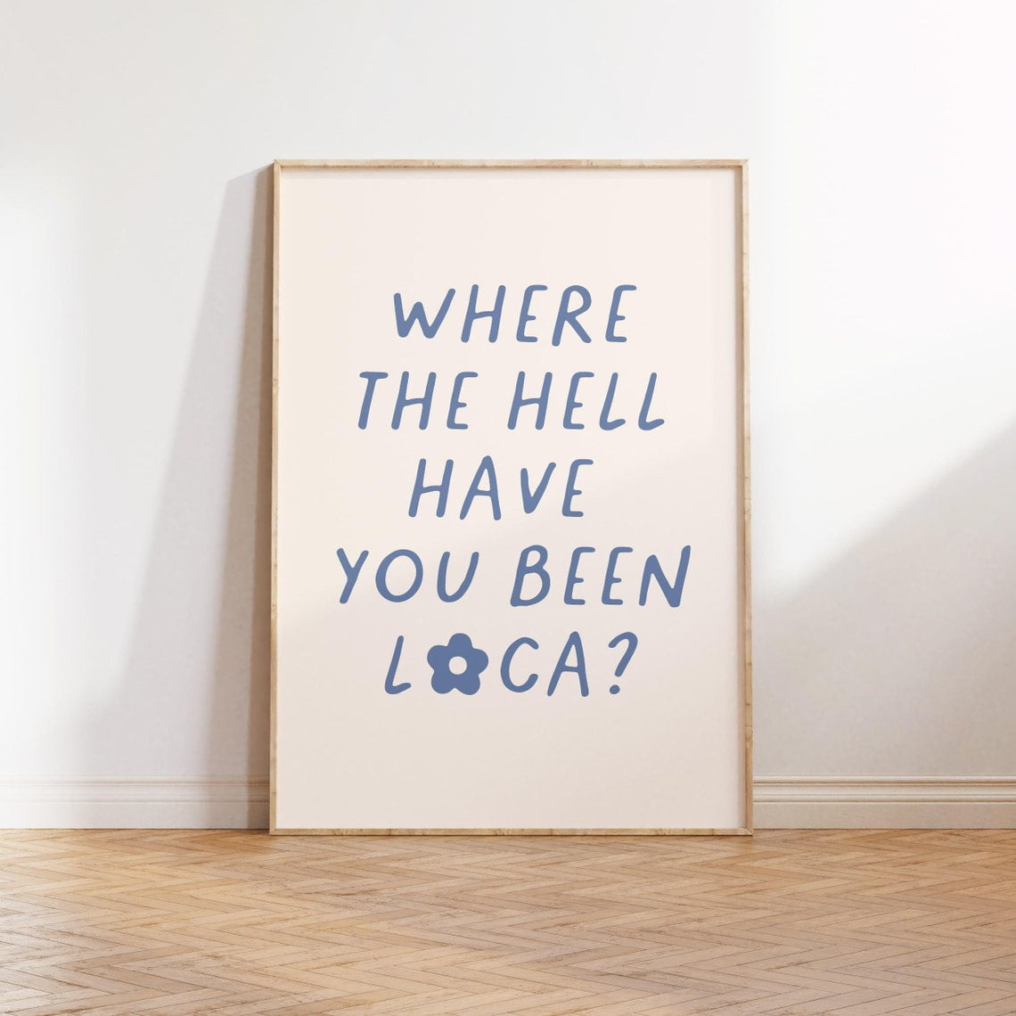 Where The Hell Have You Been Loca Print Twilight Funny Poster Twilight Gift Minimalist Trendy ...