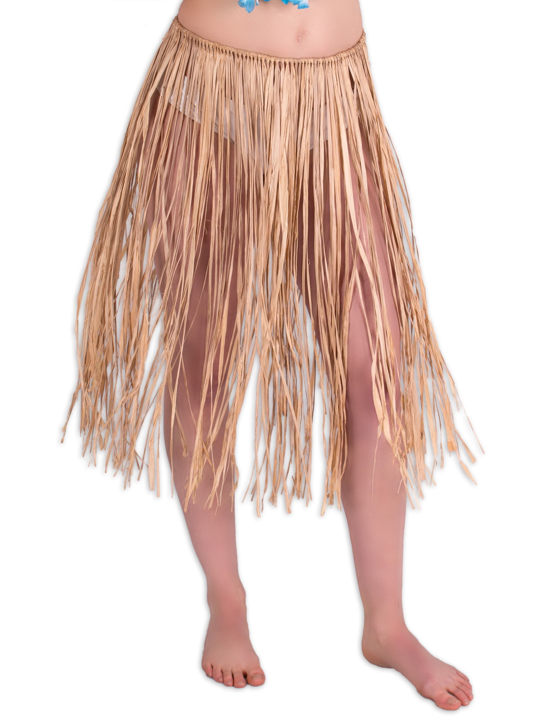 Hell of a Party Luau Party Hula Girl Genuine Raffia Grass Hula Skirt ...