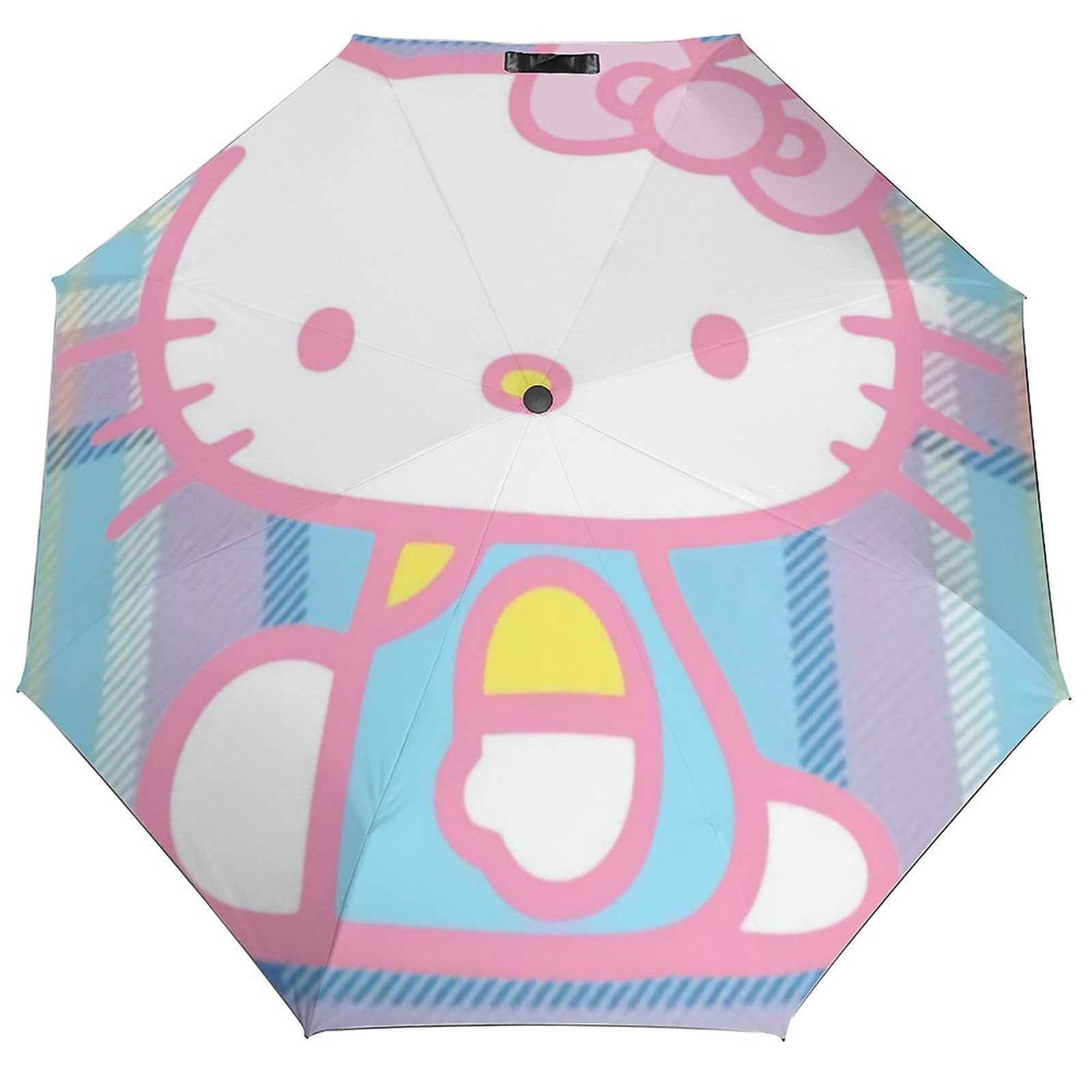 Hell-okitty 3 Fold Auto Umbrella Compact Travel Umbrella, Mini ...