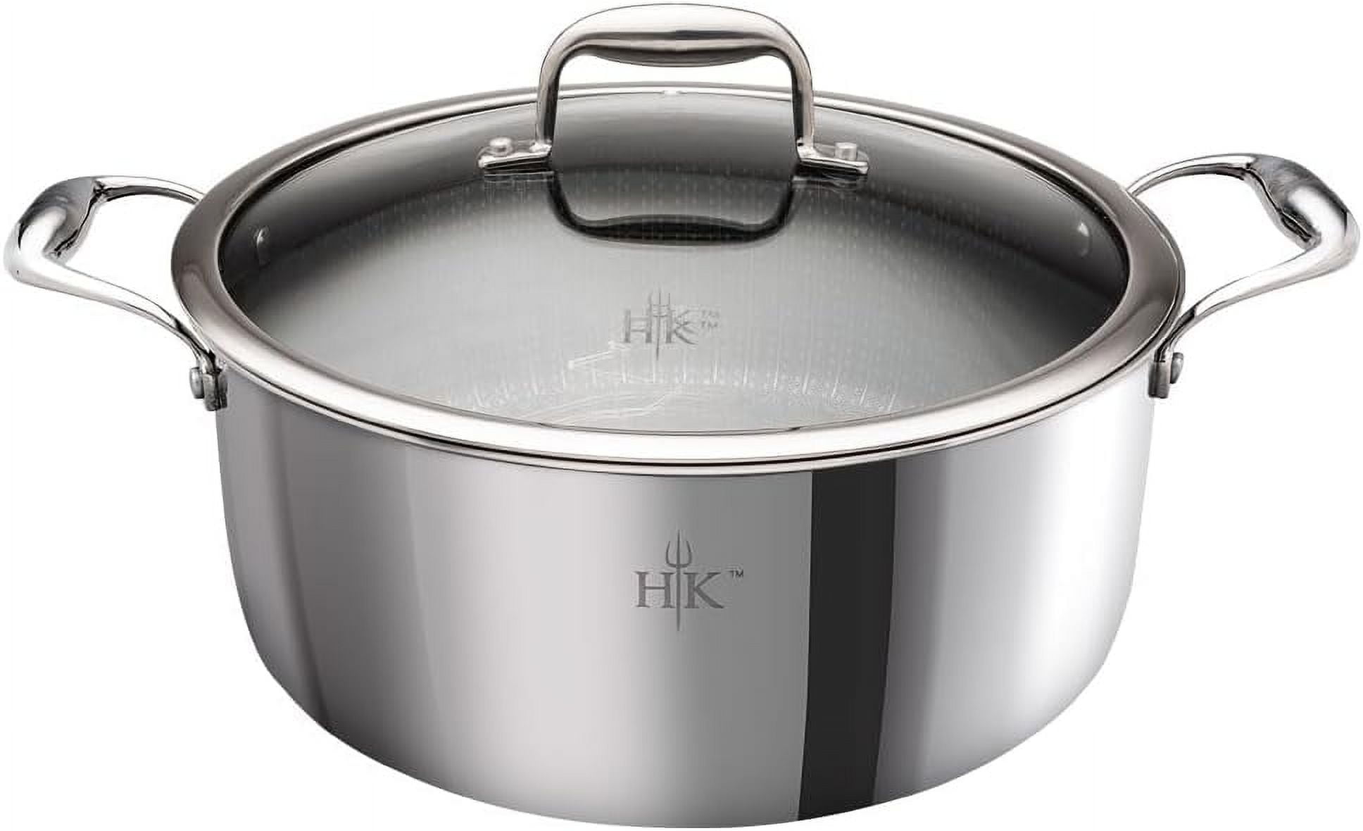 Hell's Kitchen Ceramic Hybrid 7.5 Qt Pot with Lid - Walmart.com
