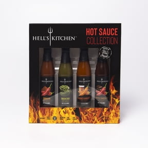 Ten Acre Gifts Assorted Hot Sauce Set, 6 Gourmet Flavors, Sriracha ...