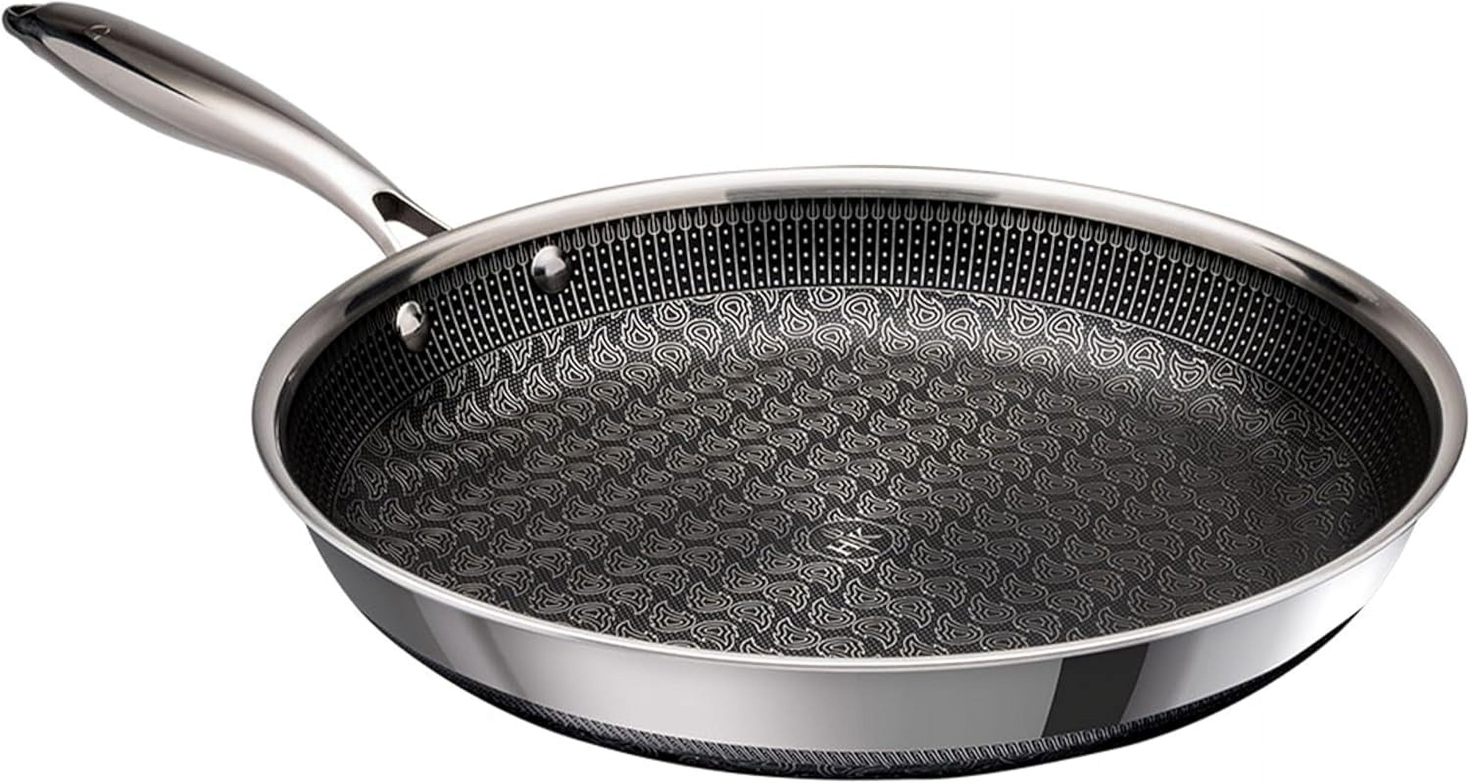 Hell's Kitchen PFAS-FREE Ceramic Hybrid 11" Fry Pan, Nonstick, Scratch ...