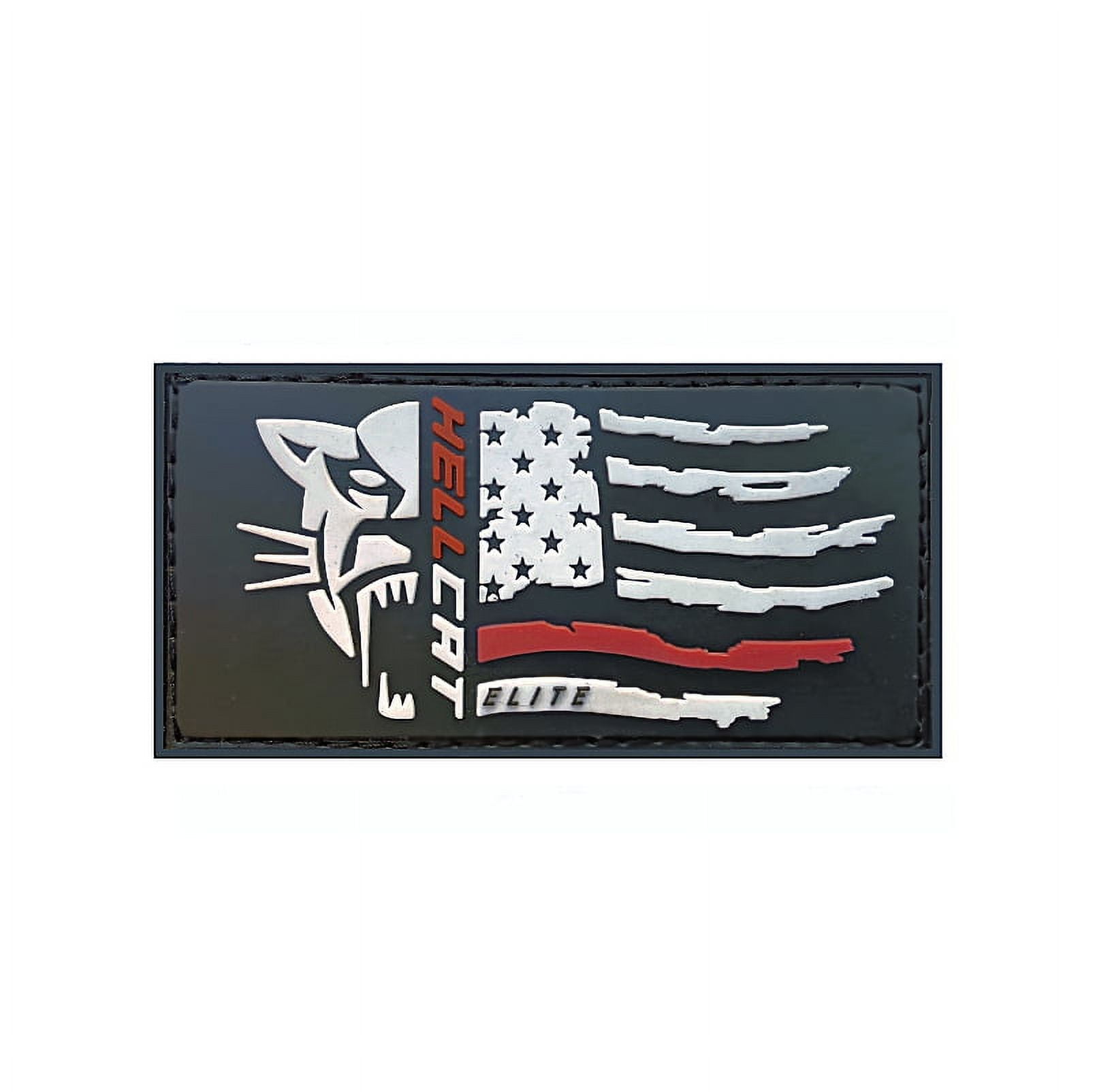HellCat Elite – USA Flag - Morale Patch, Tactical Military Airsoft Patch - Support Firefighters ...