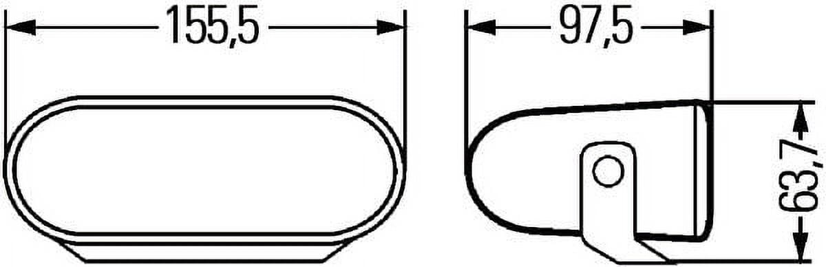 Hella 008284801 HELLA FF 75 Series Halogen Fog Lamp - Walmart.com