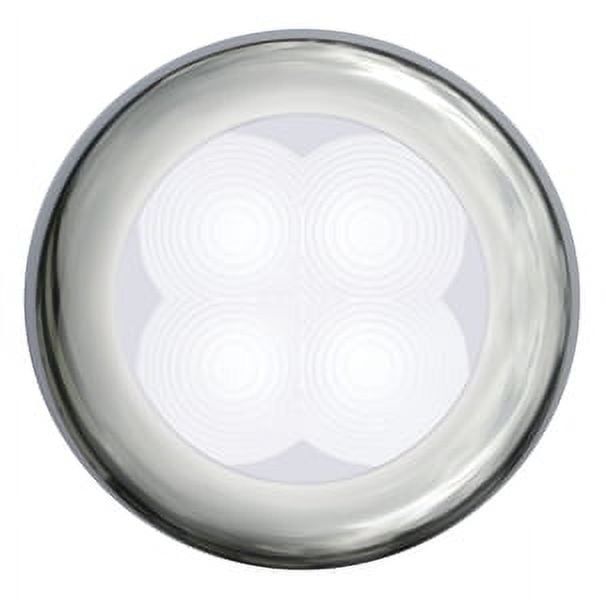 Hella 4 Led Round White/Stainless Steel Bez 12V 980500021 - Walmart.com