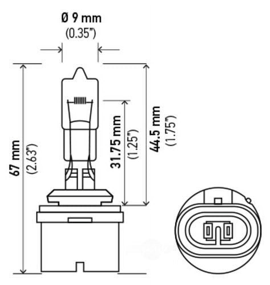 Hella 885 Hella Fog Light Bulb - Walmart.com