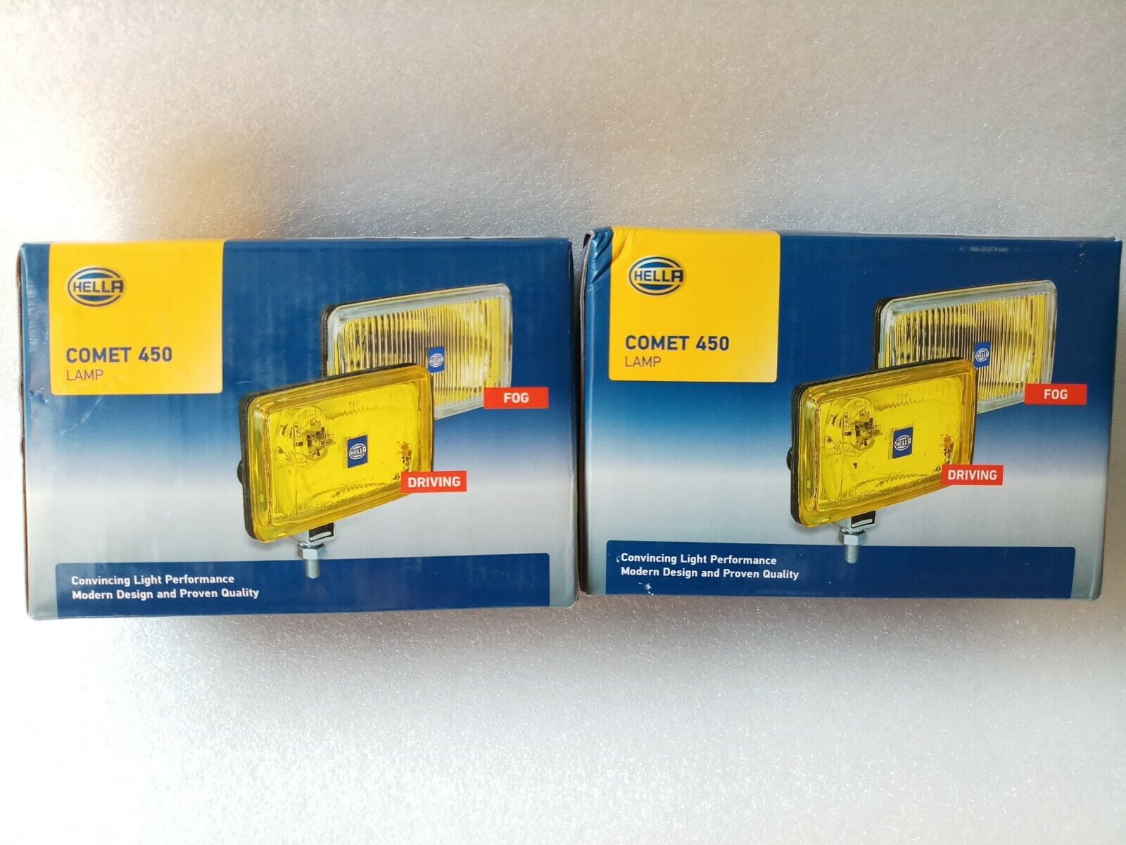 Hella Comet 450 Yellow 12v H3 Driving Spotlight Fog Lamp For Universal ...