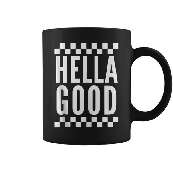 Hella Good Checkered Coffee Mugs - Walmart.com