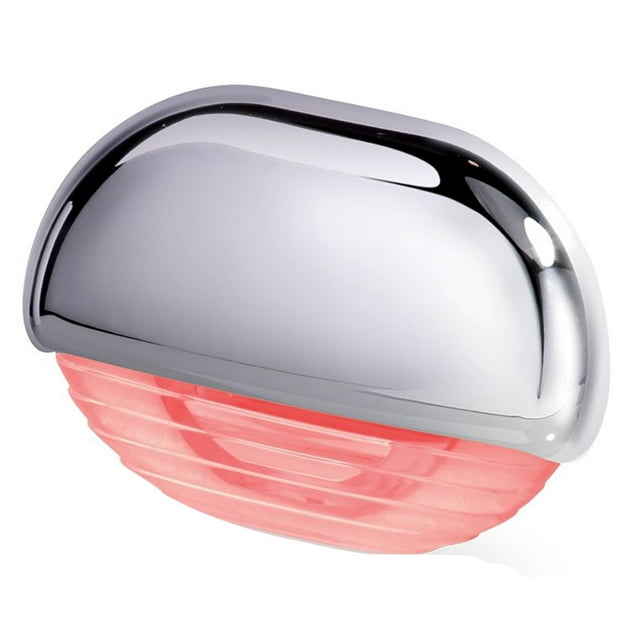 Hella Marine Easy Fit Step Lamp - Red w/Chrome Cap [958126201 ...