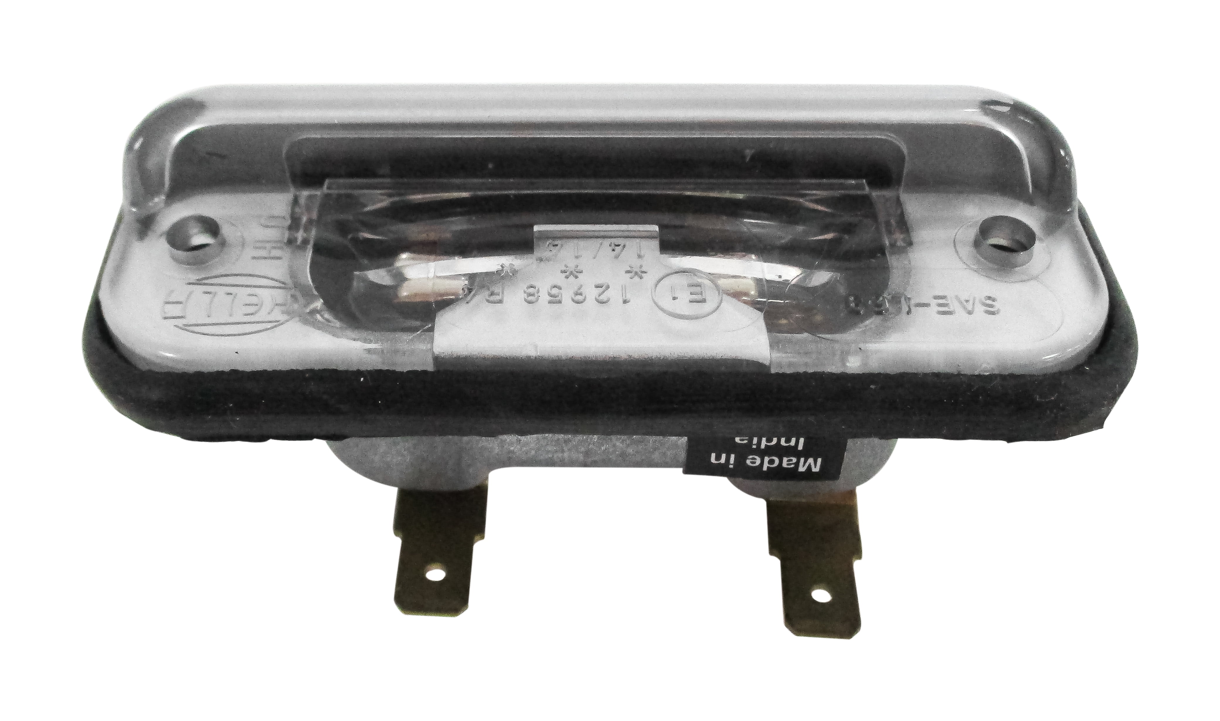 Hella Products 1378 Series Replacement License Plate Lamp Black/Silver ...