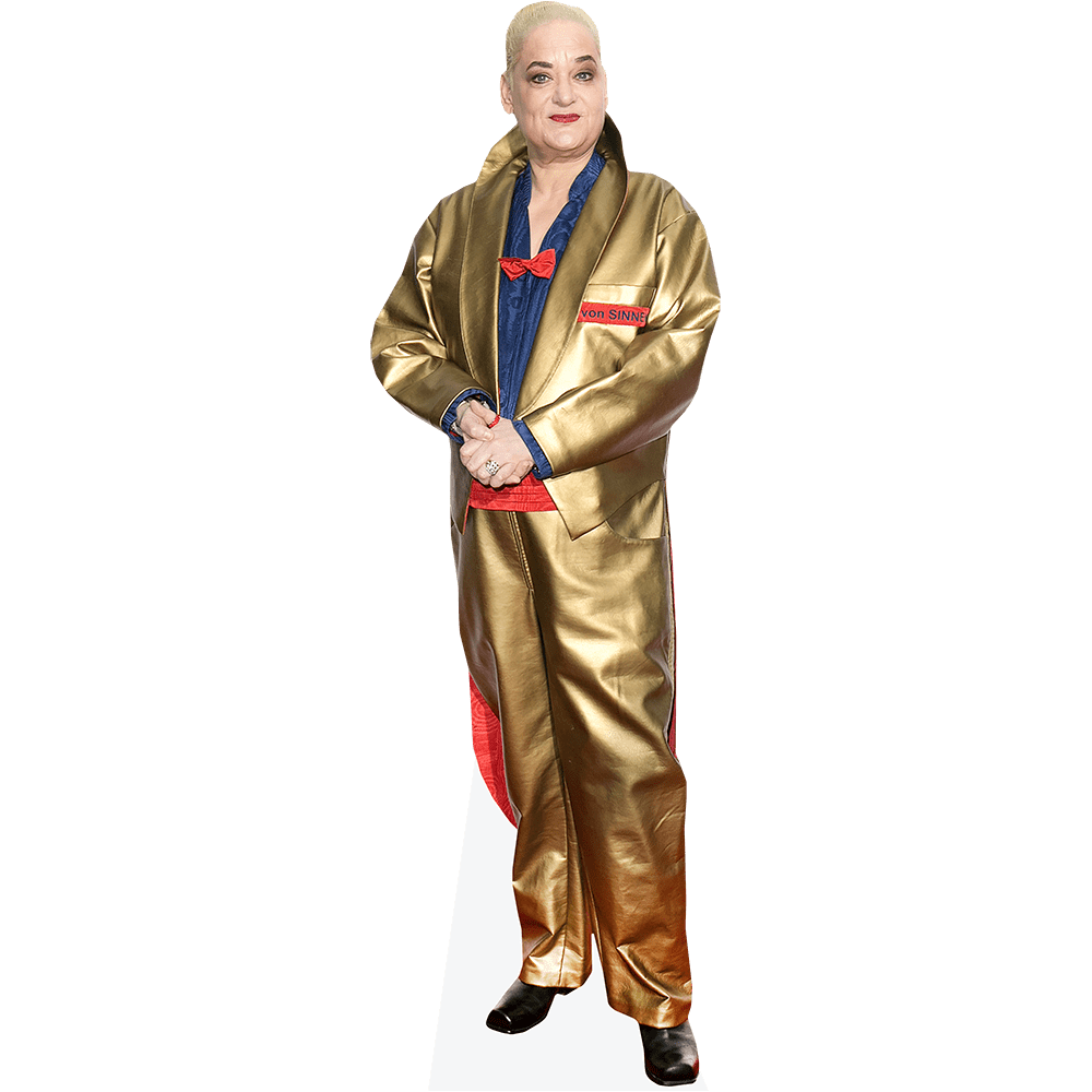 Hella Von Sinnen (Gold Outfit) Lifesize Cardboard Cutout Standee ...
