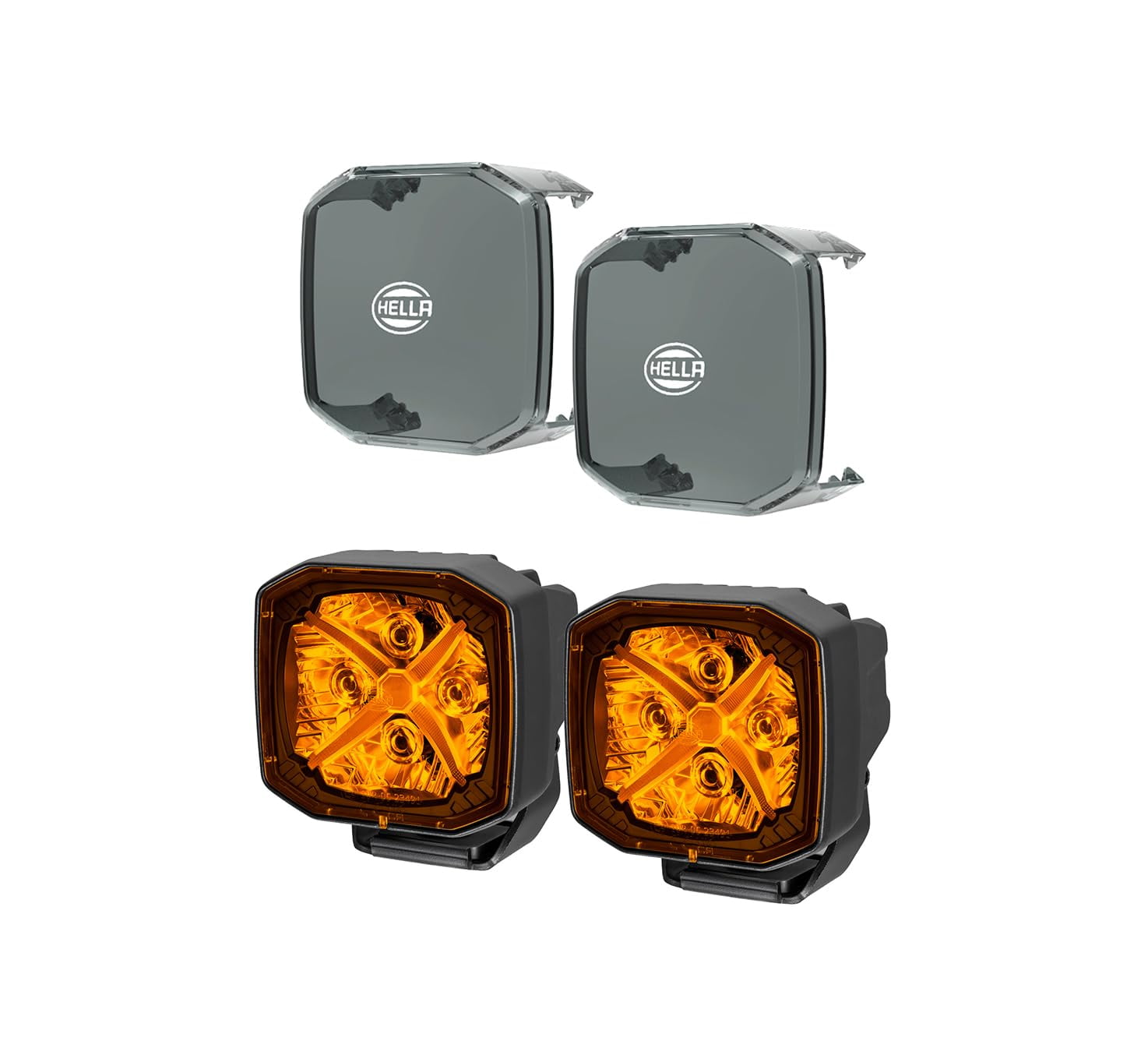 Hella X-TREME XT-3A Amber RRF12 3-Inch LED Offroad Driving Light with ...