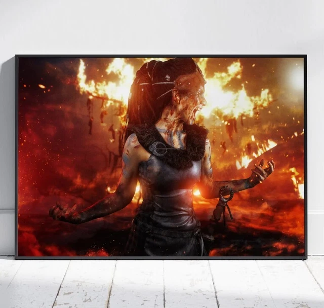 Hellblade Poster, Senua Wall Art, Rolled Print, Game Poster Gift 5 NO ...