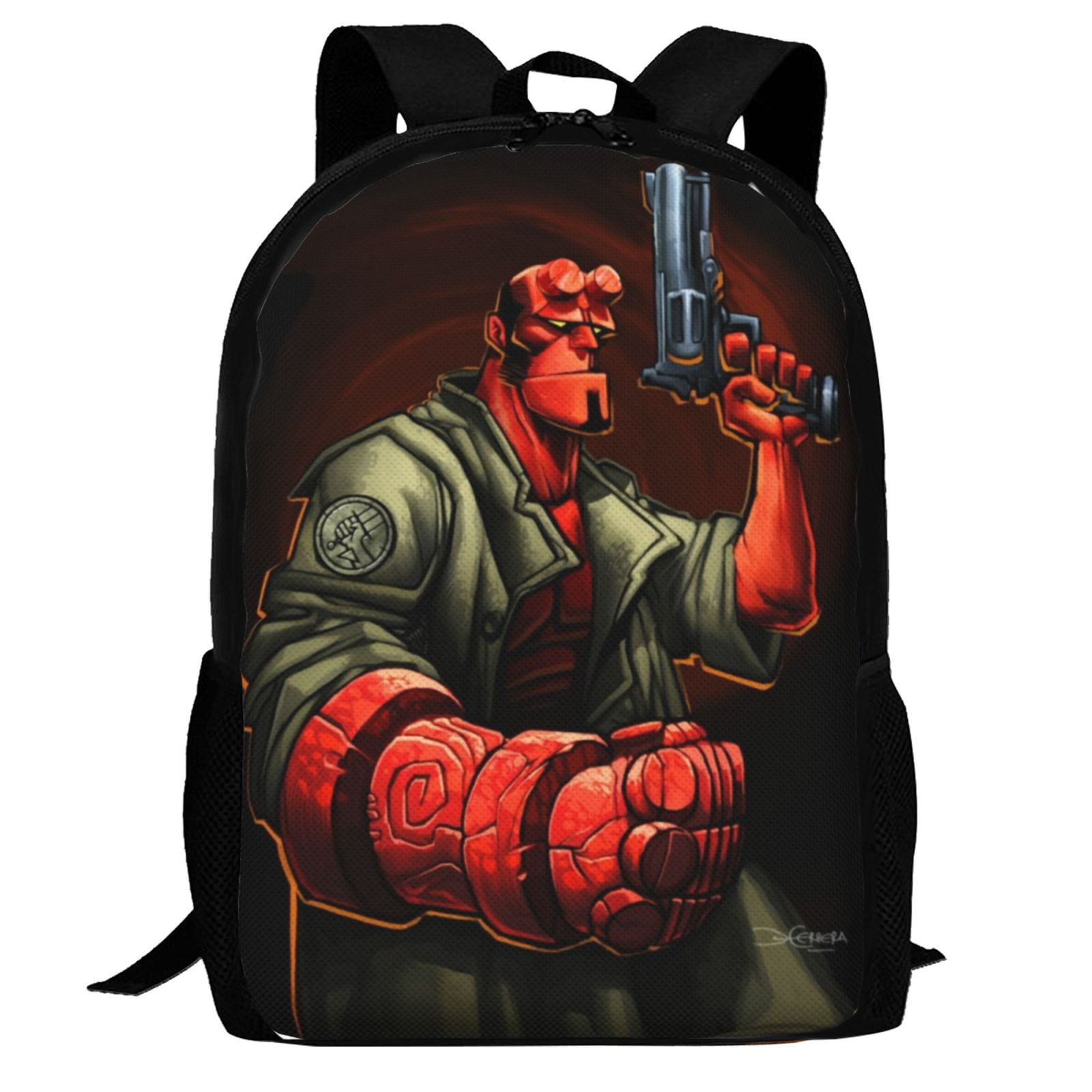 Hellboy Backpack,3d Print Laptop Backpack Lightweight Casual Daypack ...