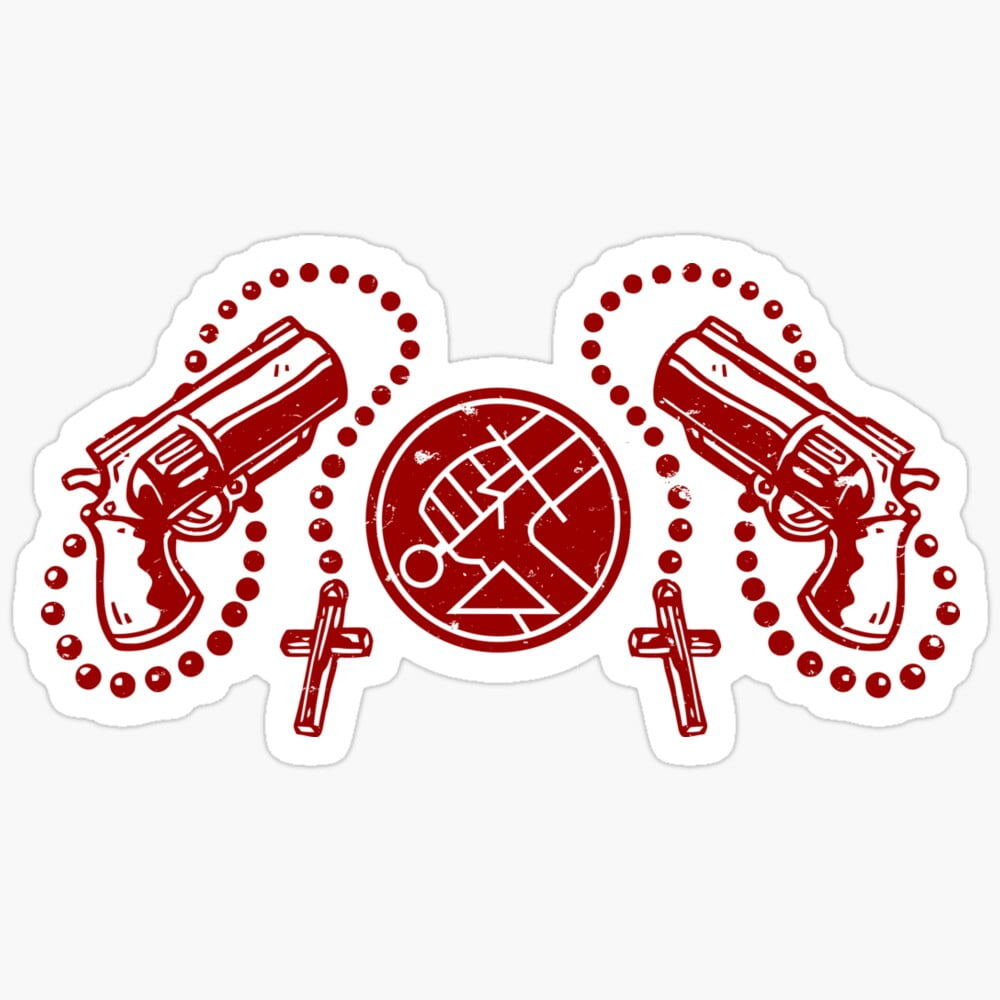 Hellboy Bprd Sticker Phone Decal Water Bottle Stickers Car Decals ...