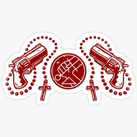 Hellboy Bprd Sticker Phone Decal Water Bottle Stickers Car Decals ...