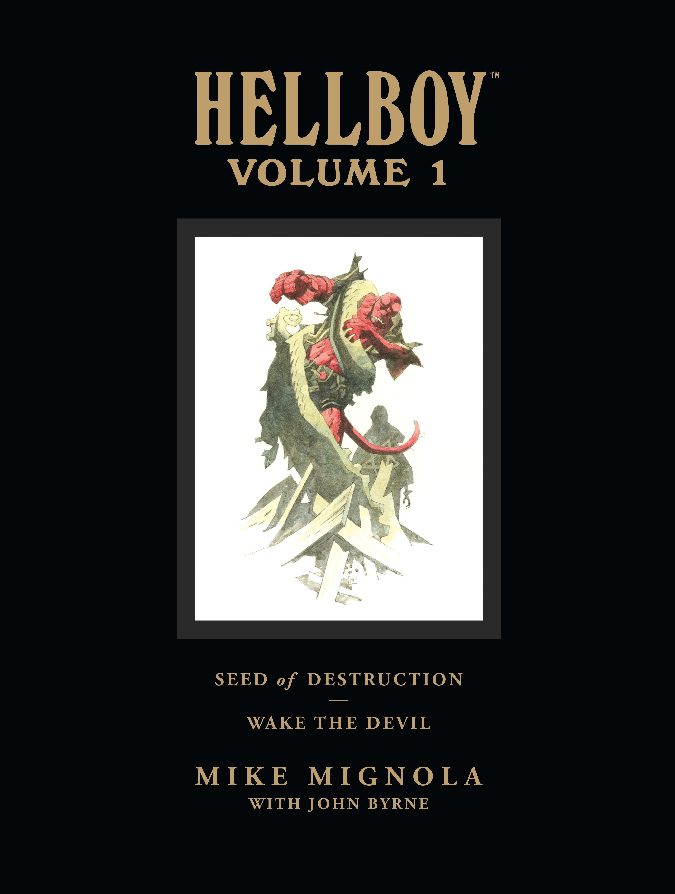 Hellboy Library Volume 1: Seed of Destruction and Wake the Devil (Hardcover) - Walmart.com