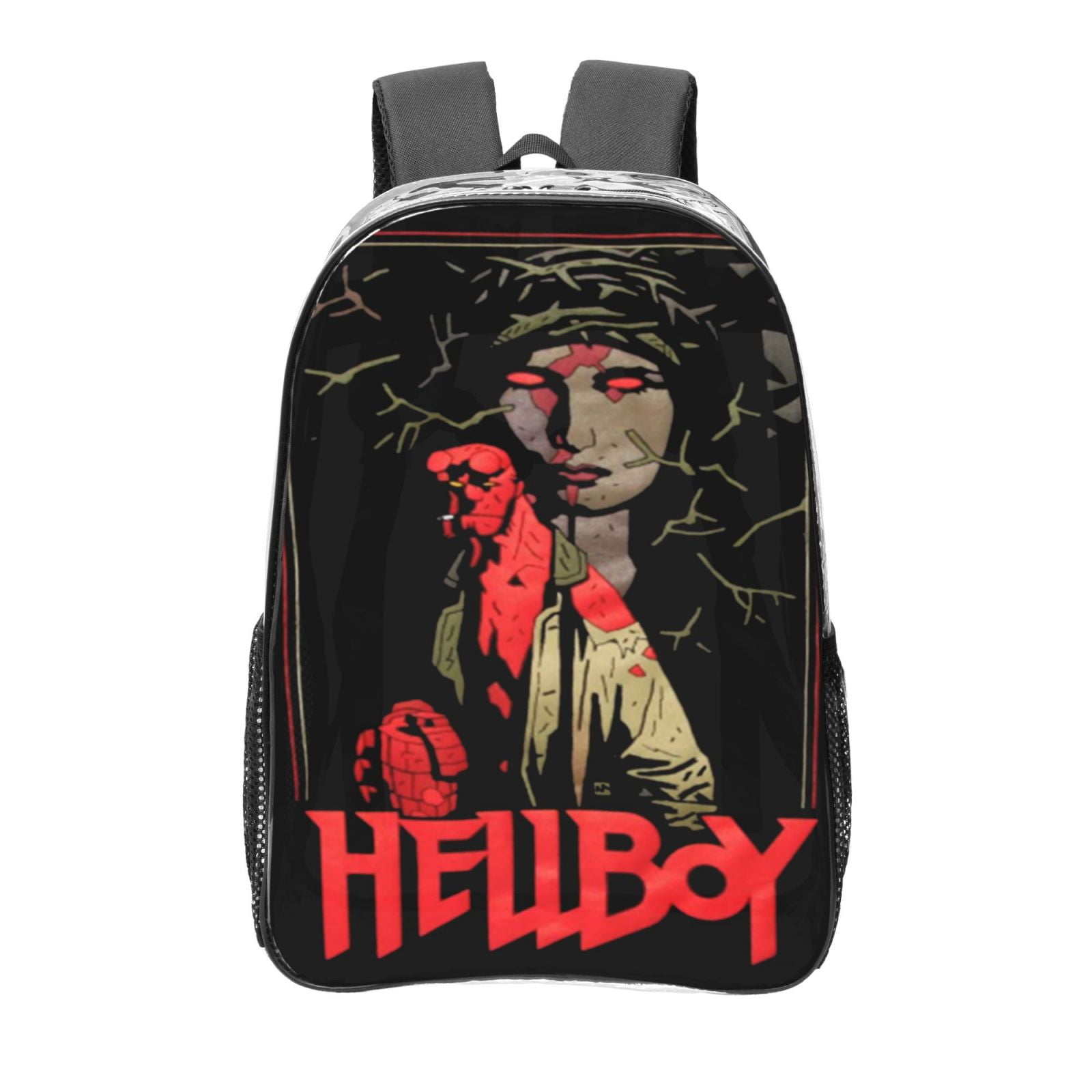 Hellboy Mike Mignola Comic Art Transparent Backpack Fashion Travel ...