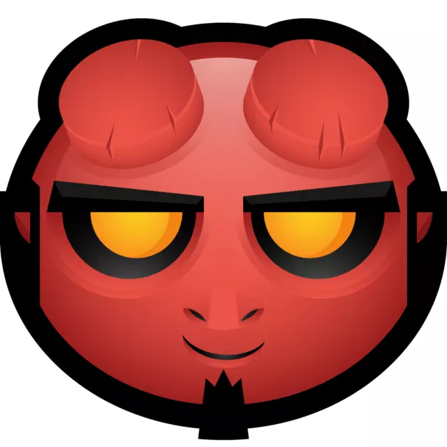 Hellboy Sticker Logo Phone Decal Water Bottle Stickers Car Decals ...