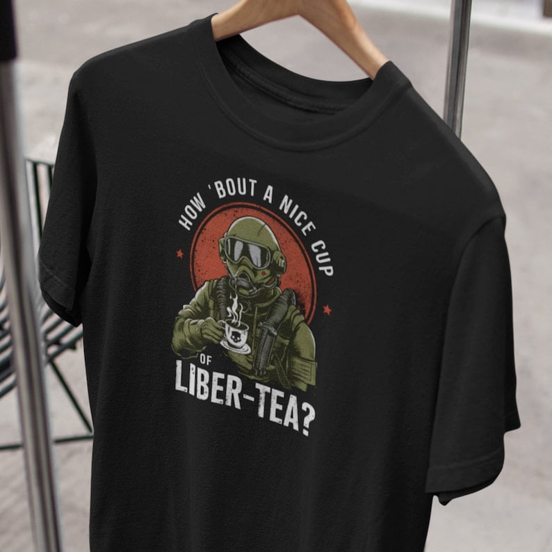 Helldivers Shirt, Liber-Tea T-Shirt, Helldivers 2 Merch, Helldivers 2 ...