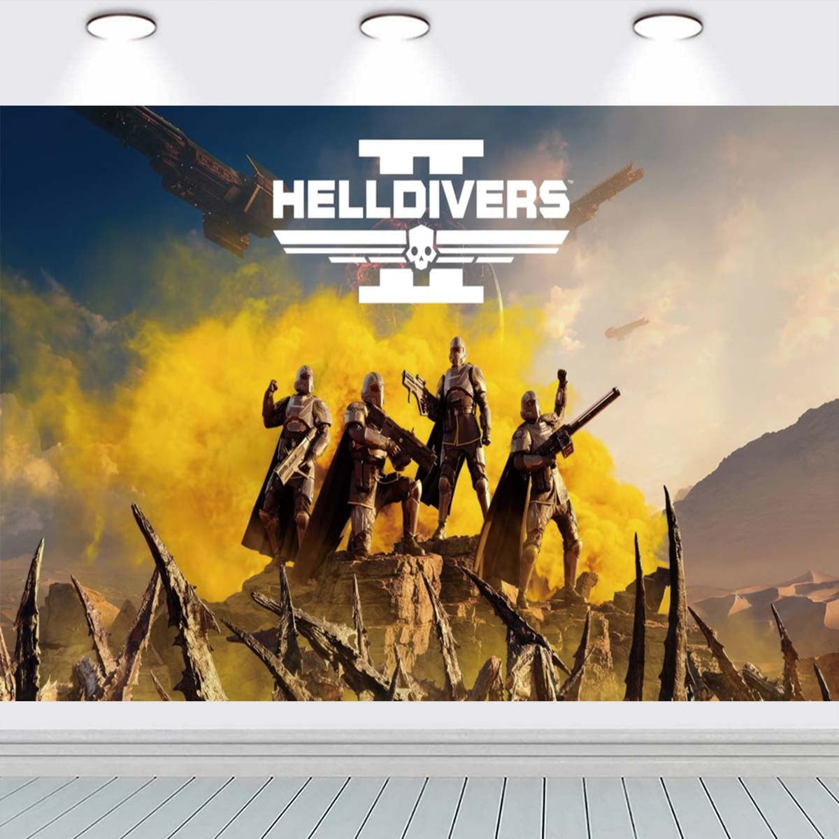 Helldivers school Backdrop Background Banner Birthday Party Supplies ...