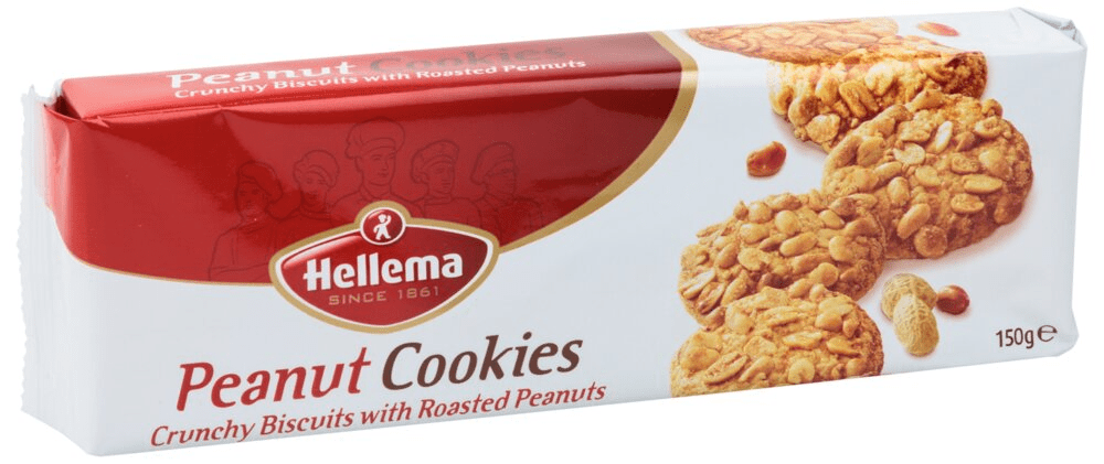 Hellema Crunchy Cookies – Peanut 150g (Pack of 3) - Walmart.com
