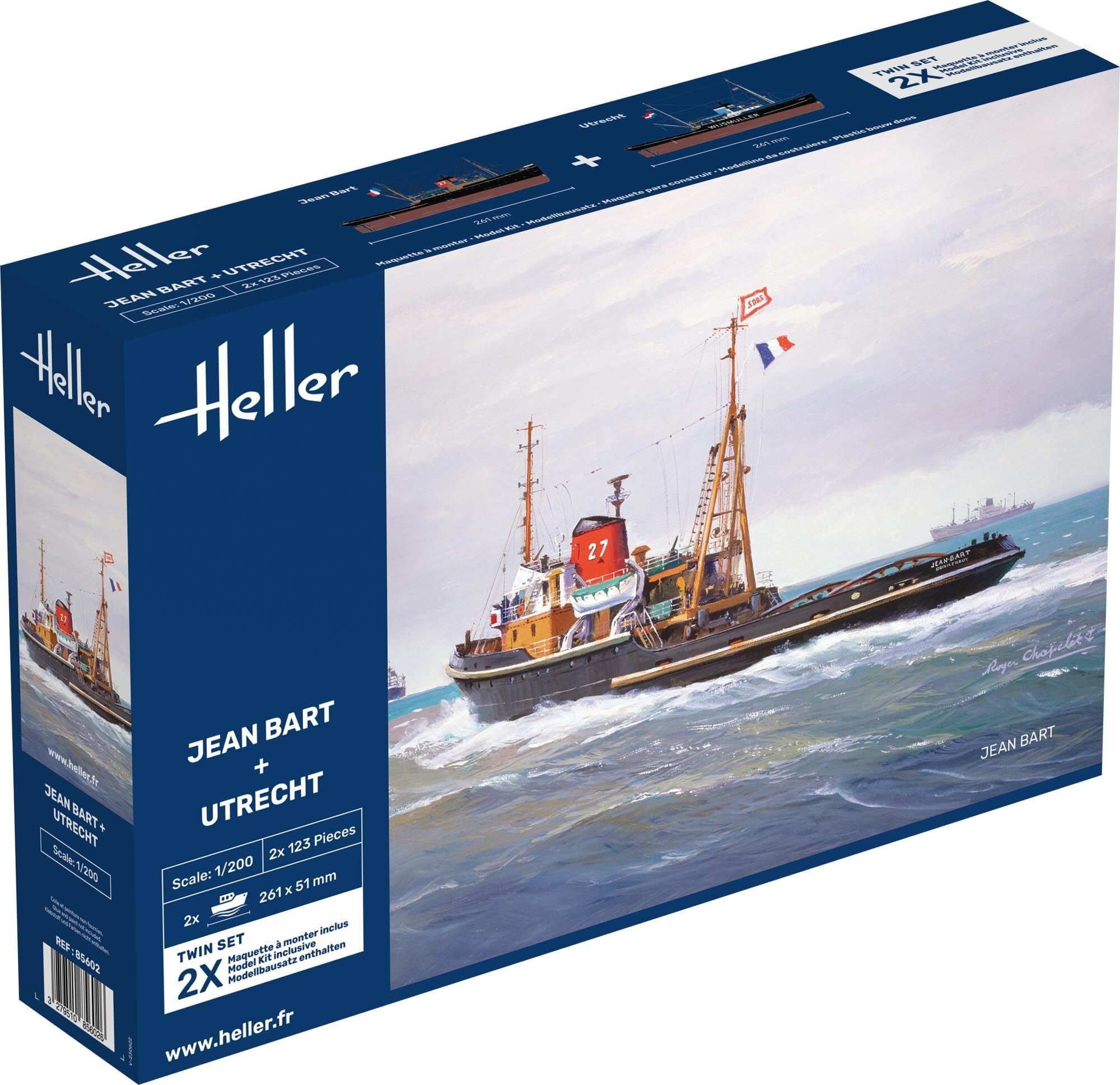 Heller HEL85602 Plastic Model kit, Various - Walmart.com