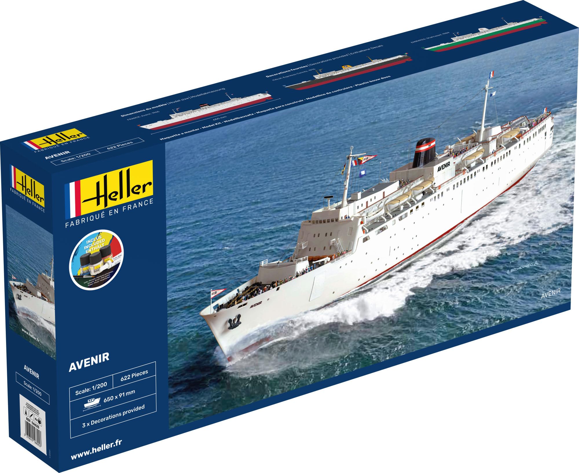 Heller Joustra Model boat: Starter Kit: Avenir - Walmart.com