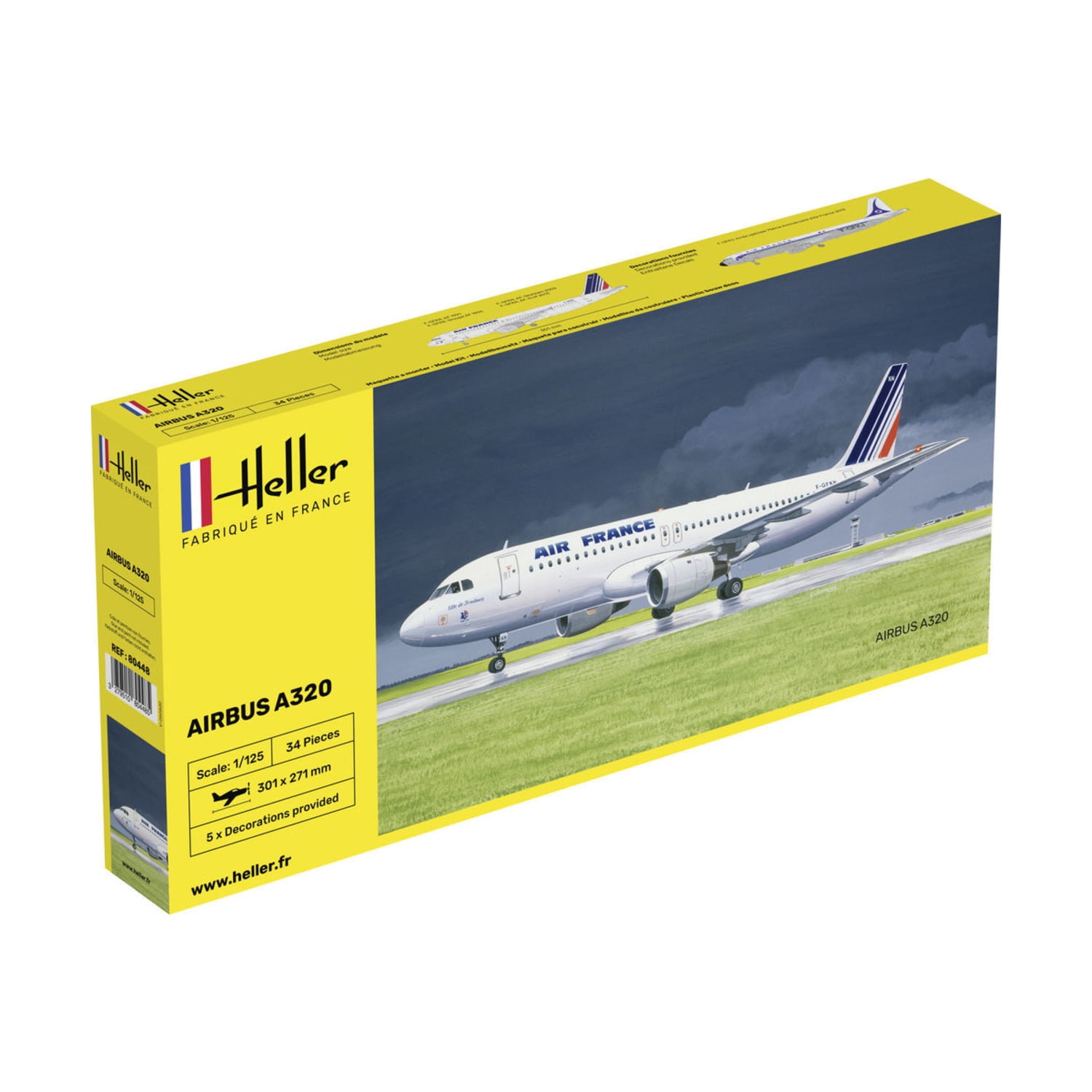 Heller Models Airbus A320 (1/125 Scale) New - Walmart.com