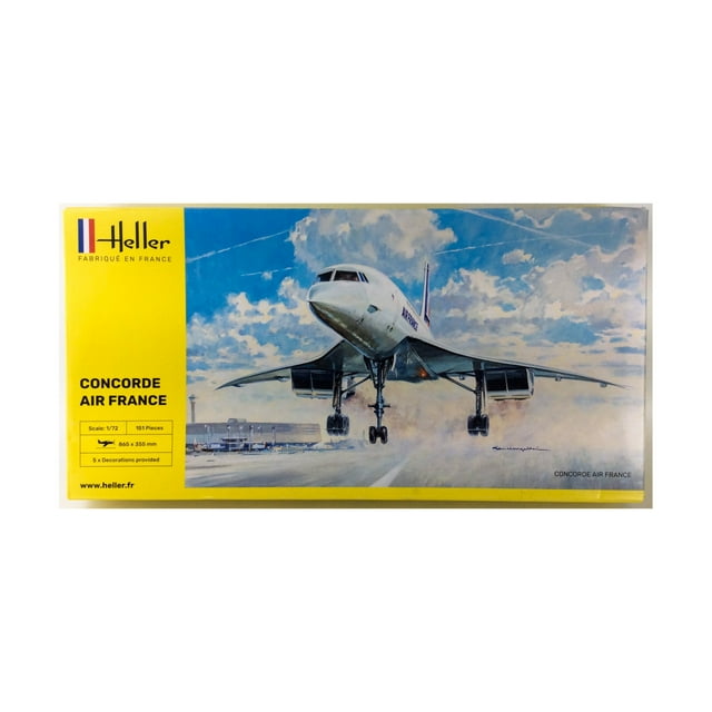 Heller Models Concorde Air France New - Walmart.com