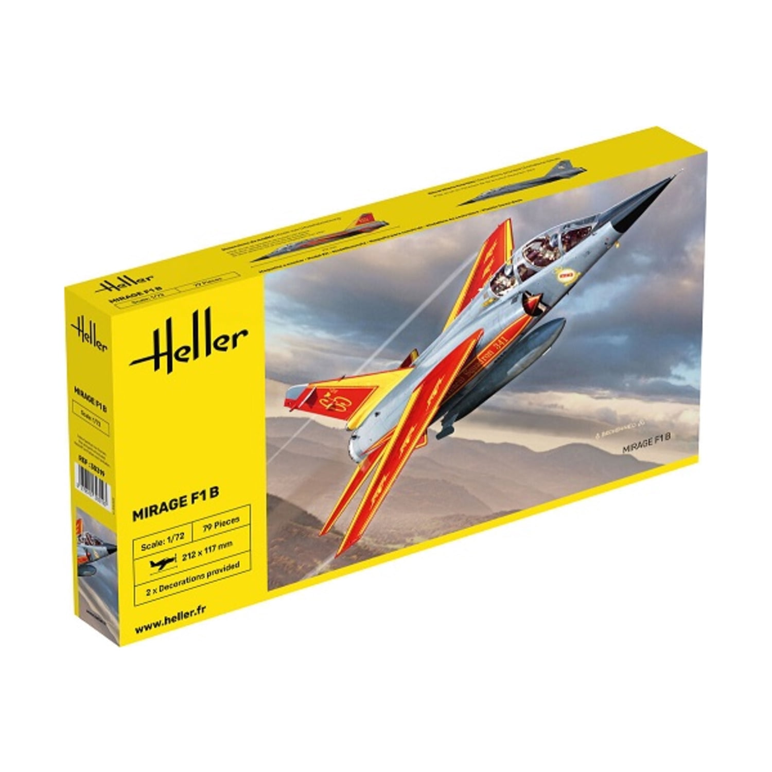 Heller Models Mirage F1B Fighter New - Walmart.com