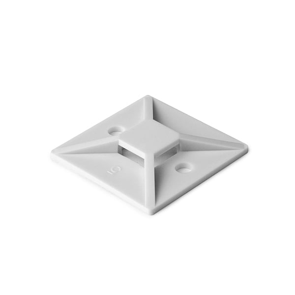 HellermanTyton Adhesive Base - .75 Inch X .75 Inch - .14 Inch Max Tie ...