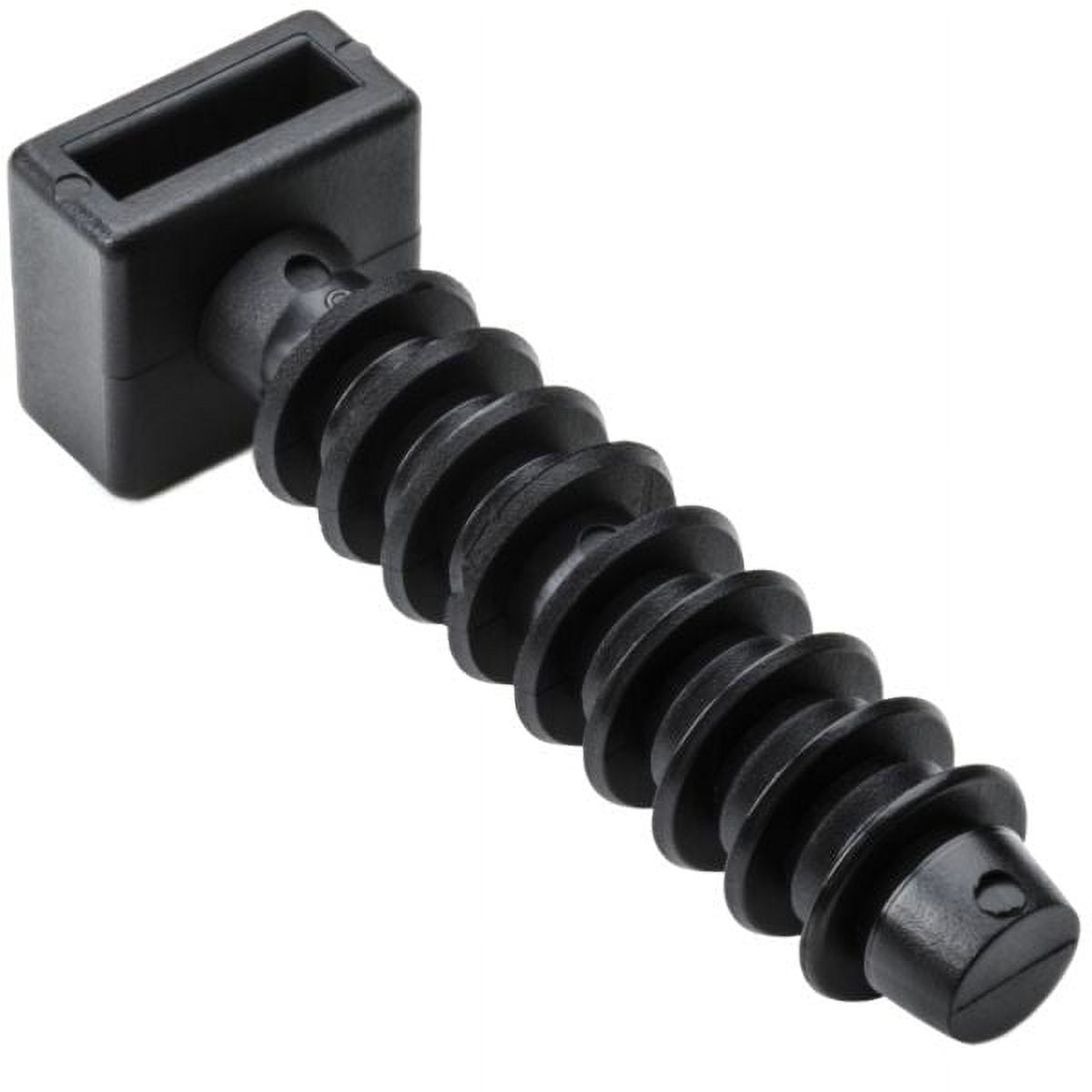 Hellermann Tyton MMB.50C2 Black Masonry Mount PA46 - Pack of 100 - Walmart.com
