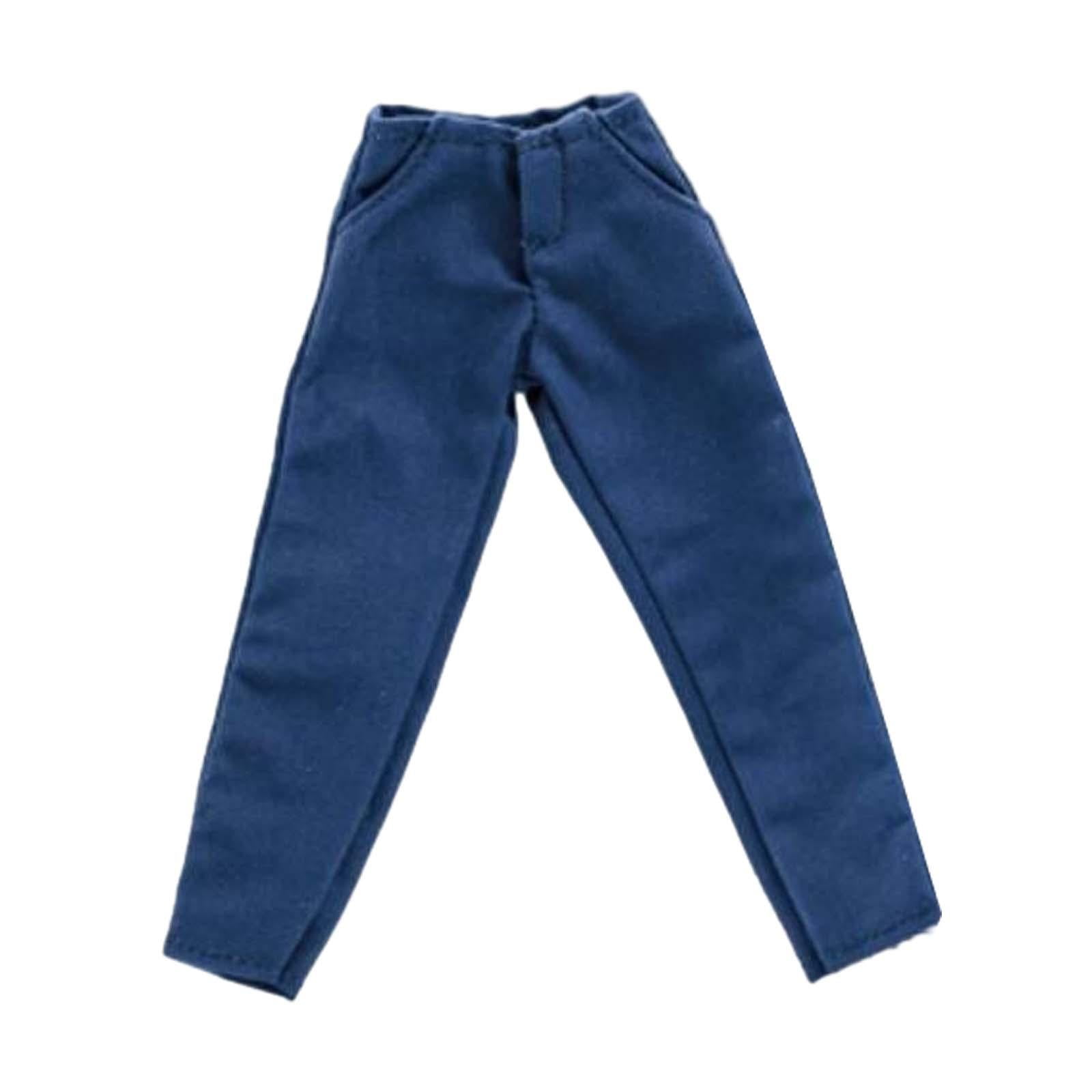 Hellery 1:12 Scale Figure Pant Trousers Cosplay Retro Fashion Casual ...