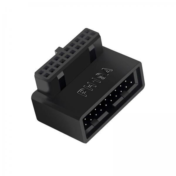 Hellery 2x 90 Degree USB 3.0 90 Degree Motherboard Adapter Simple to ...