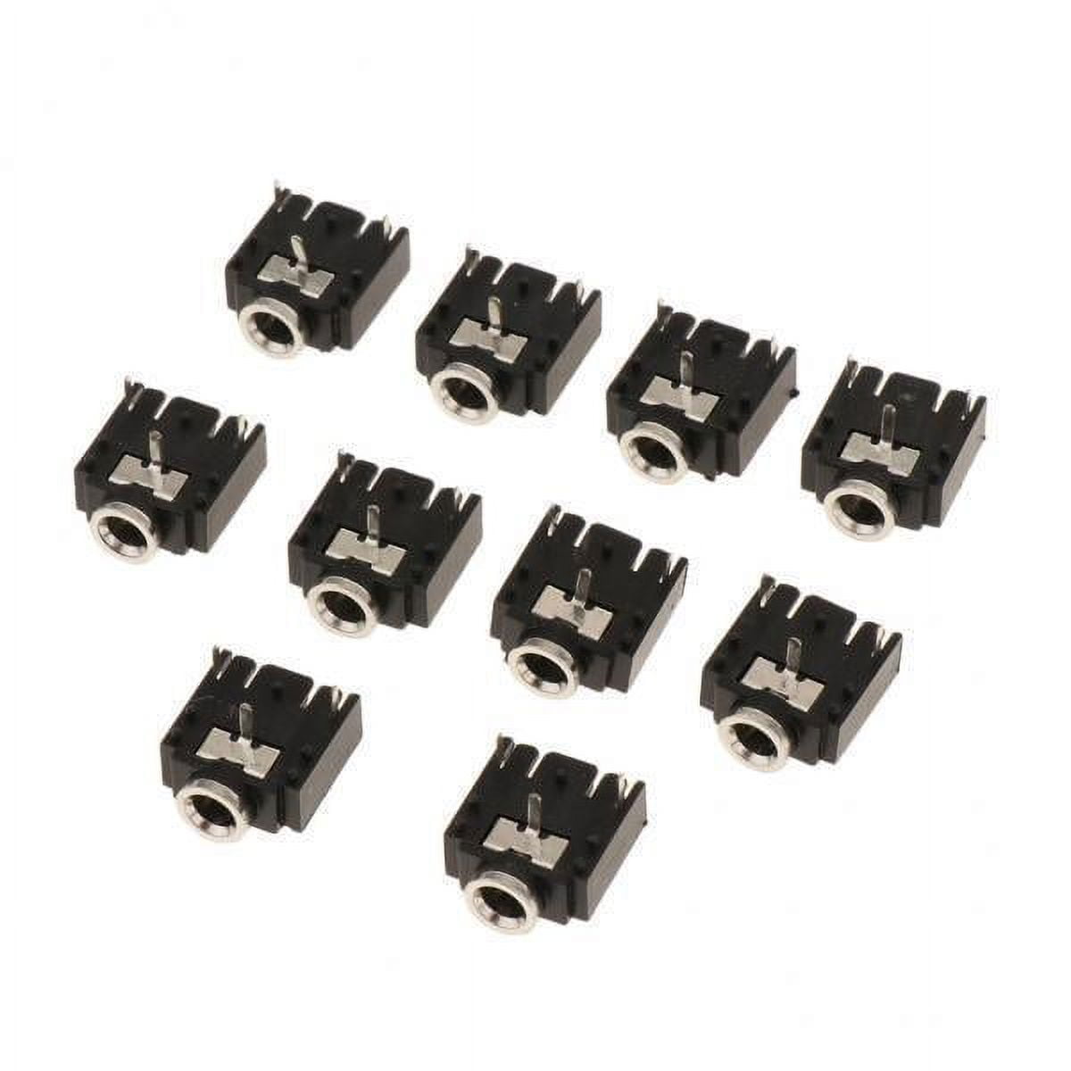 Hellery 2x10Pieces 3Pin 3.5mm Female Audio Headphone Jack Socket ...