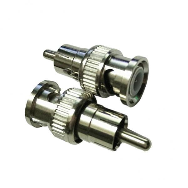 Hellery 4x5X Plug to RCA Male Plug RG59 Coax Cable Video Adapter ...