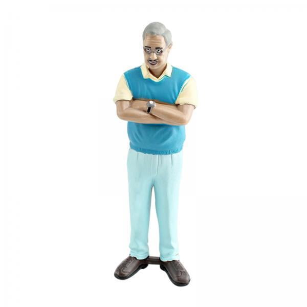 Hellery 5X Miniature People Figurine DIY Projects Handpainted Model ...