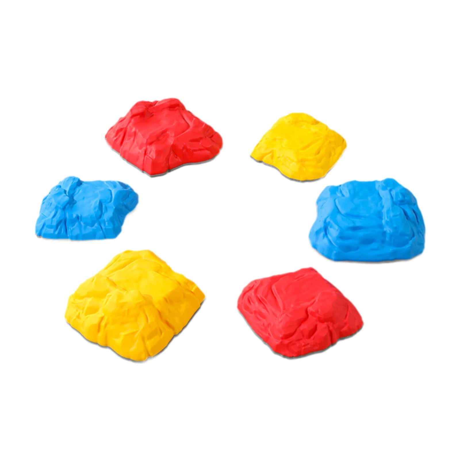 Hellery 6Pcs Stepping Stones for Kids Balance Block Promotes Balance ...
