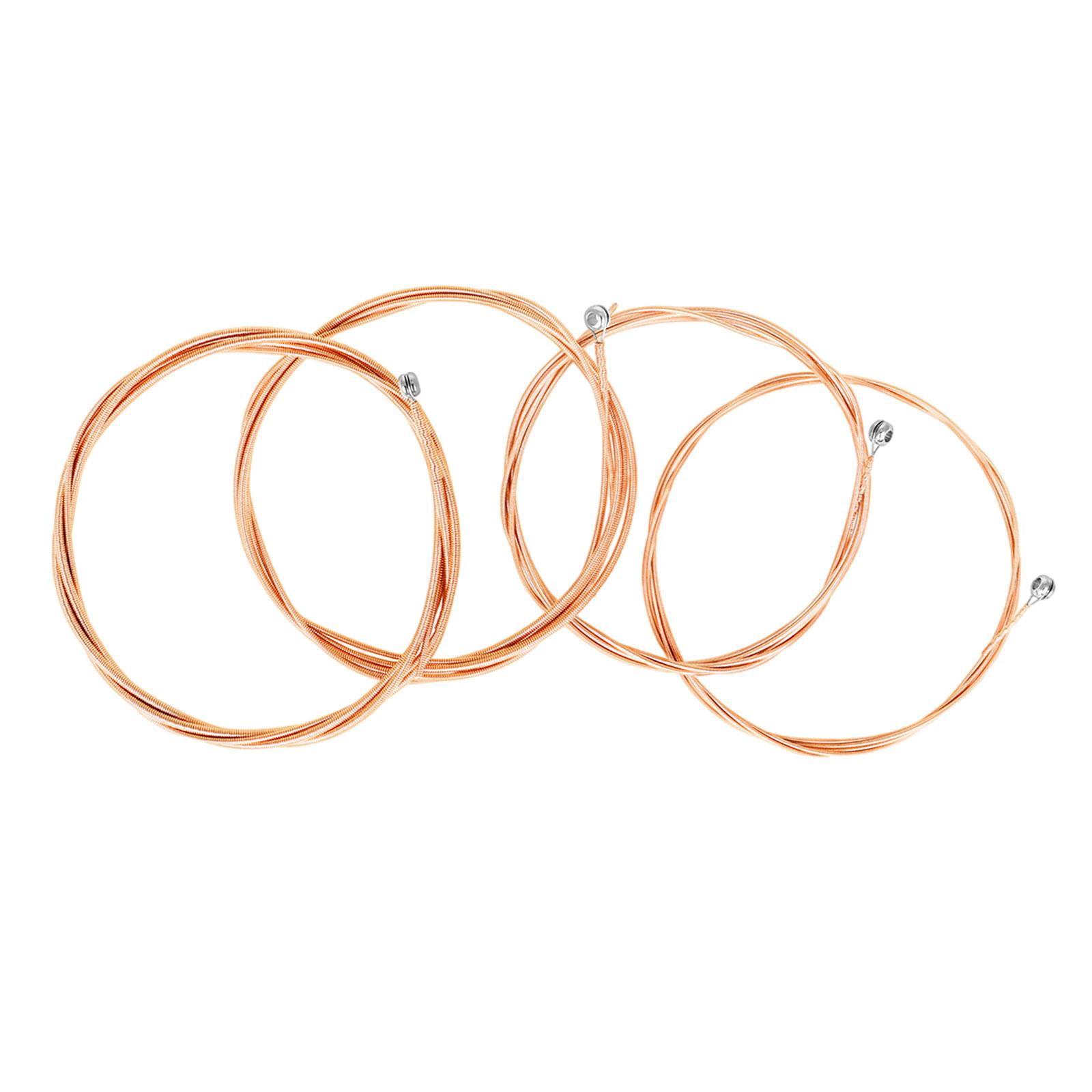 Hellery Bass Strings Alloy Universal Professional Replacement Bright ...
