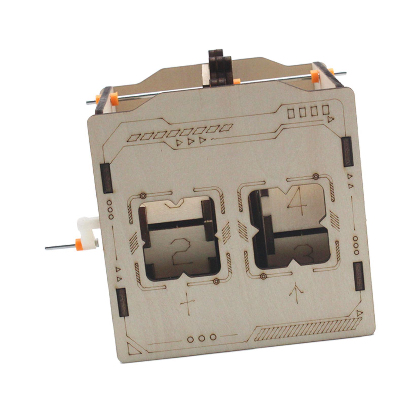 Hellery DIY Score Counter Toy DIY Kit Wooden DIY Science Experiment ...