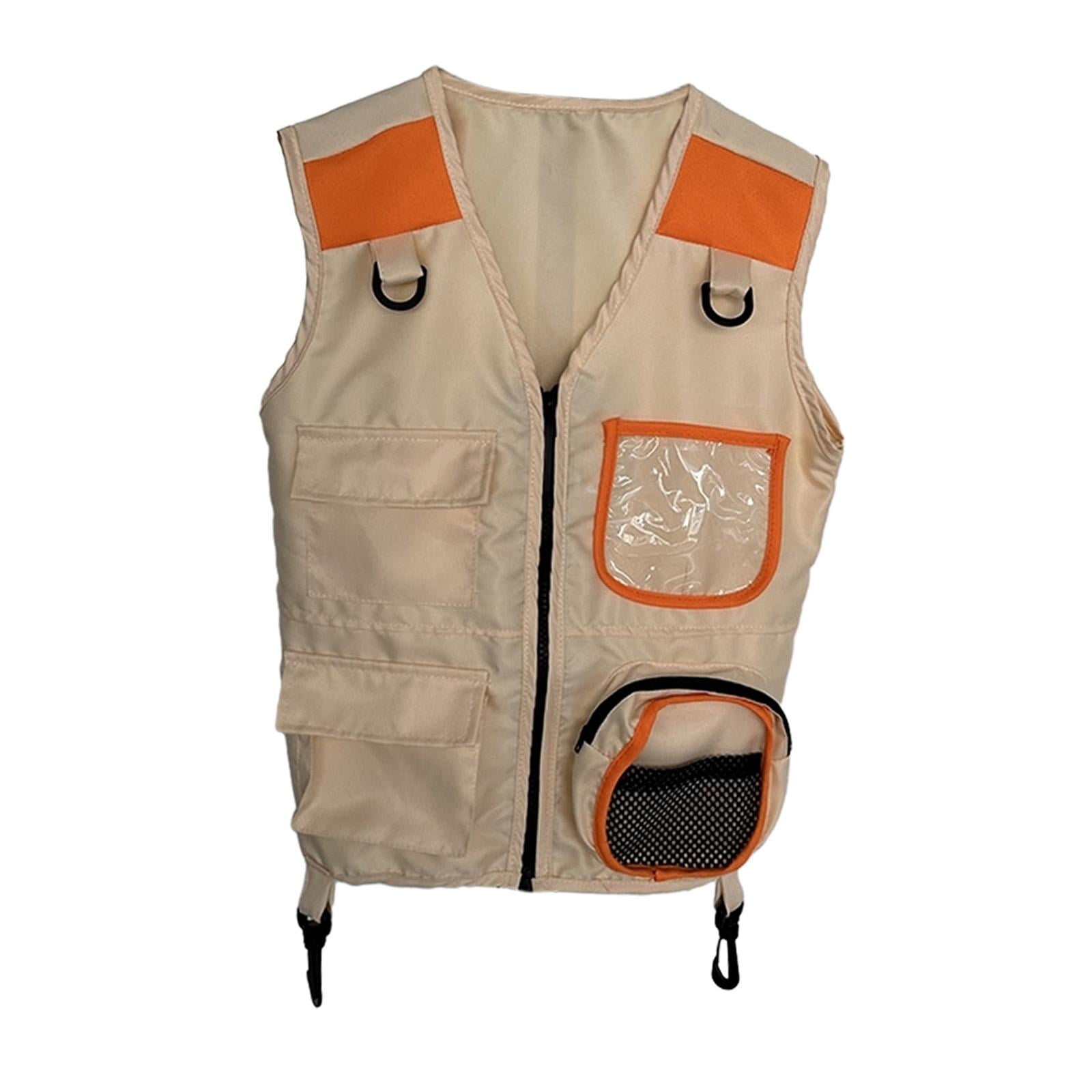 Hellery Kids Explorer Vest Dress up Educational Role Play, Outdoor ...